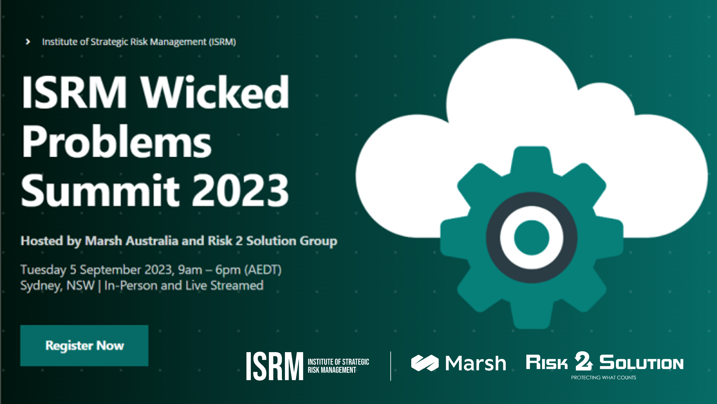 ISRM Wicked Problems Summit 2023 – Institute of Strategic Risk Management (ISRM)